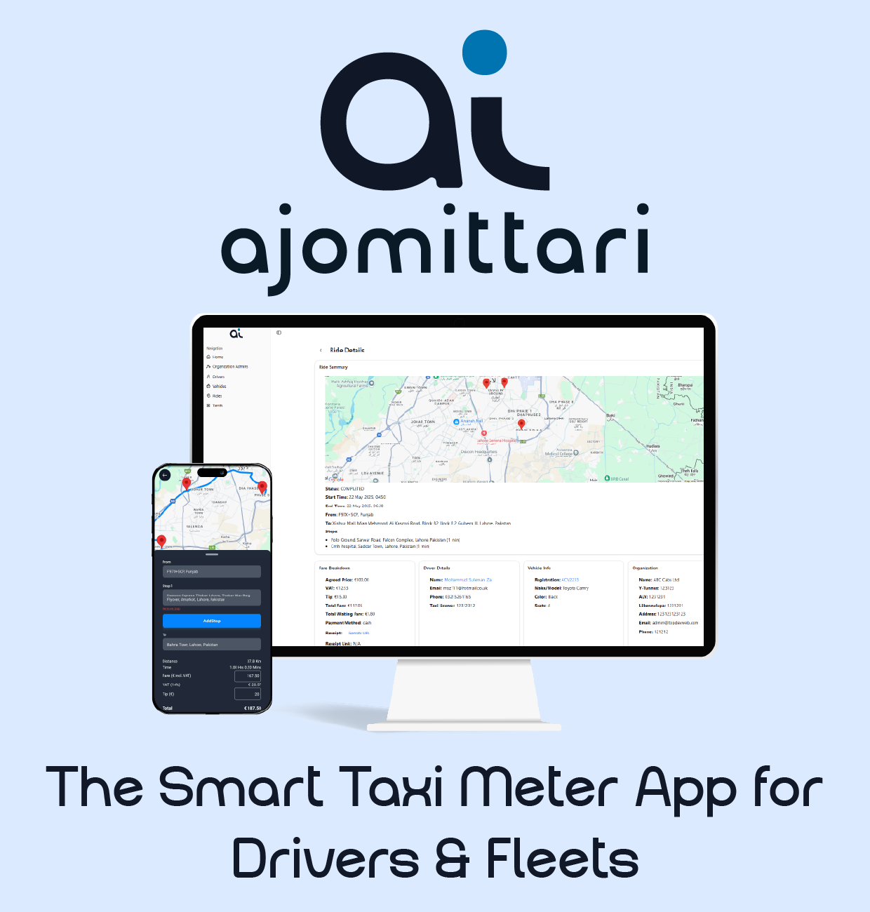 Ajomittari – The Smart Taxi Meter App for Drivers & Fleets in Finland